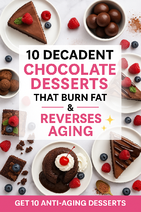 10 Decadent Chocolate Desserts That Burn Fat, Reverse Aging, and Boost ...